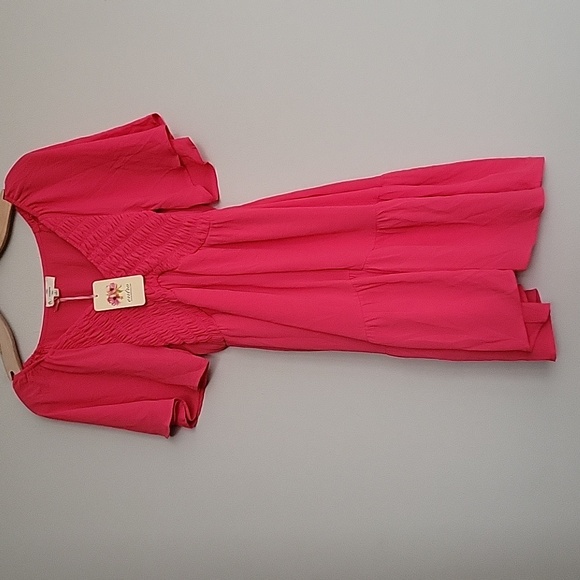 entro | Dresses | Nwt Entro Flutter Sleeve Ruffle Mini Dress | Poshmark